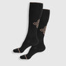 Aztec Diamond Premium Black & Nude Technical Socks Twin Pack – David ...